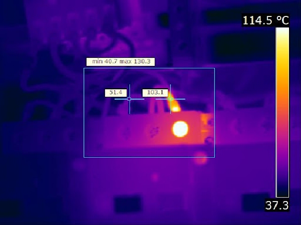 Vérification par thermographie infrarouge
